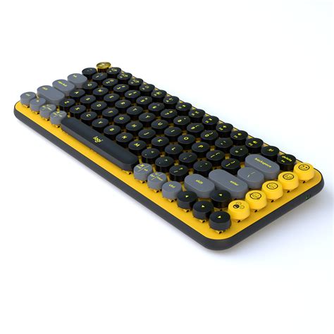 Logitech Pop Keyboard 3d Keyboard Models Blenderkit