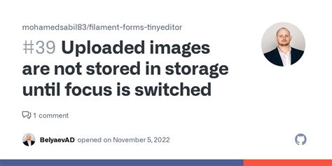 Uploaded Images Are Not Stored In Storage Until Focus Is Switched