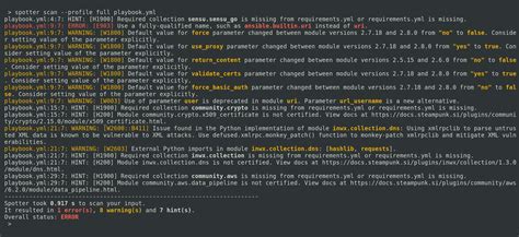 flexible ansible playbook scanning with steampunk spotter xlab