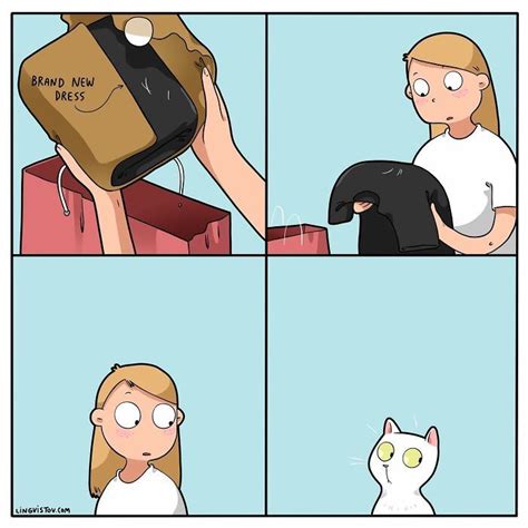 Artist Illustrates Funny Realities Of Living With A Cat 35 New Comics