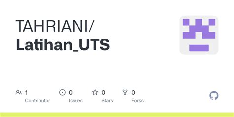 Github Tahriani Latihan Uts