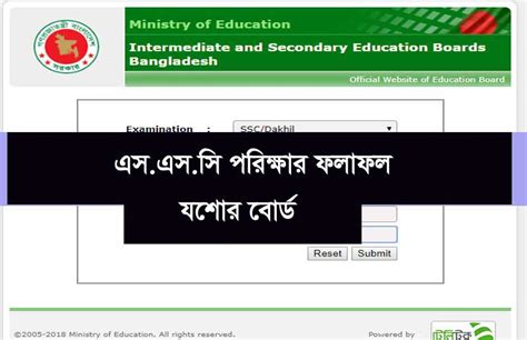 Ssc Result 2021 Jessore Board Marksheet দেখুন Educationbd