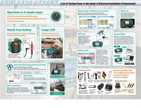 Multifunction Tester For Industrial Model Namenumber 6516 At