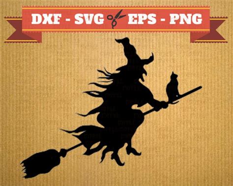 Witch Svg Vector Files For Cricut Halloween Cutting Files Clipart