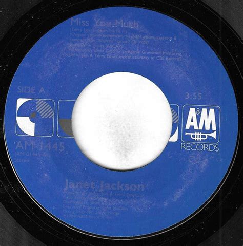 Janet Jackson Miss You Much Us Pressing Vinyl Pursuit Inc