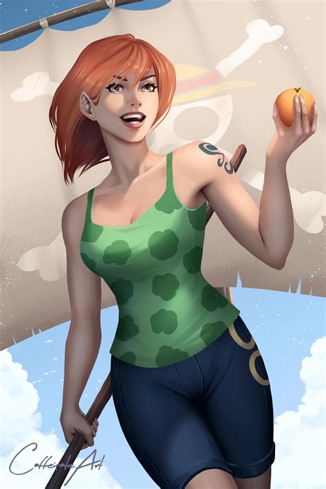 Nami Fan Art By Me New To The Anime And Very Quickly Falling In Love