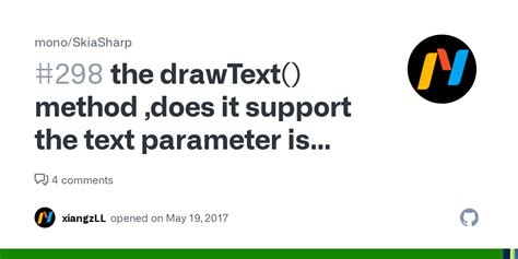 The Drawtext Method Does It Support The Text Parameter Is Chinese
