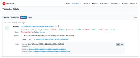 Basescan Information Center Event Logs