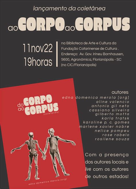 FCC Fundação Catarinense de Cultura Lançamento da coletânea Do