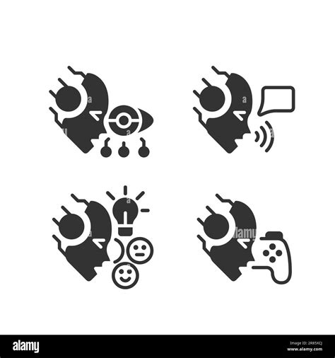 Benefits Of Ai Icon Black And White Stock Photos Images Alamy