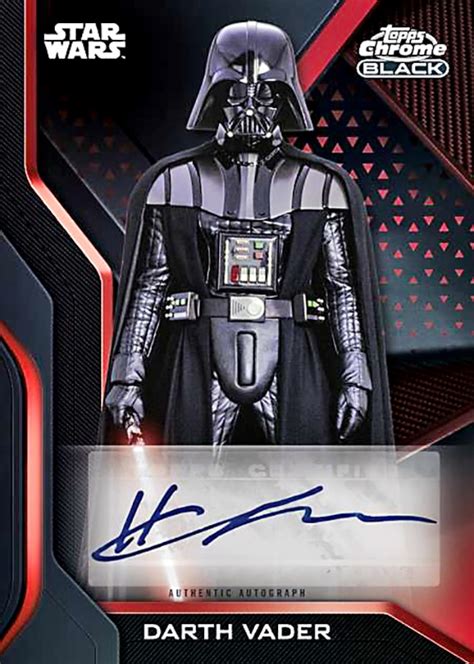 2022 Topps Star Wars Chrome Black Trading Cards Checklist