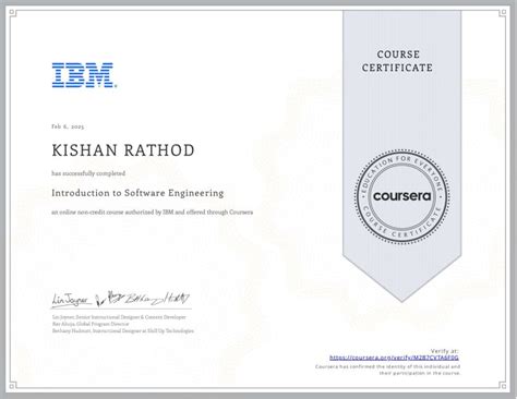 Softwareengineering Ibm Coursera Learning Tech Softwaredevelopment Kishan Rathod
