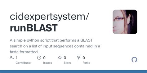 github cidexpertsystem runblast a simple python script that performs
