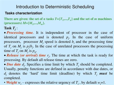 Ppt Deterministic Scheduling Powerpoint Presentation Free Download