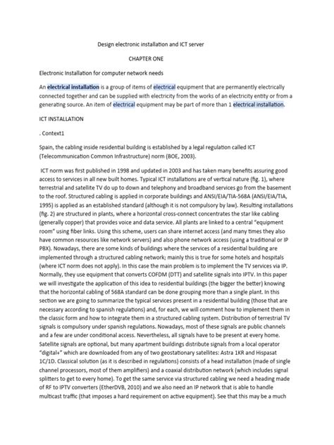 Design Electronic Installation And Ict Server Download Free Pdf Security Alarm Computer