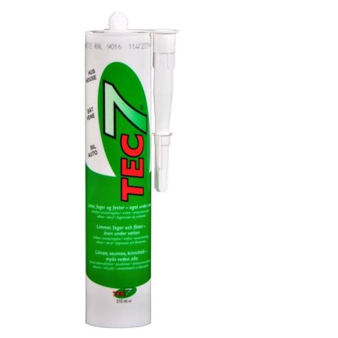 Tec 7 Limtettfug Hvit 310ml Nysted Nettbutikk