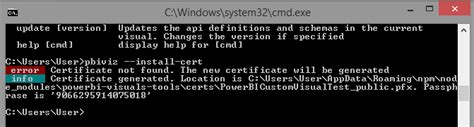 how to resolve certificate error while installing power bi