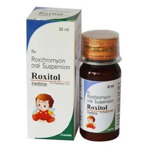 Roxitol Roxithromycin 30 Ml Oral Suspension Packaging Type Box At