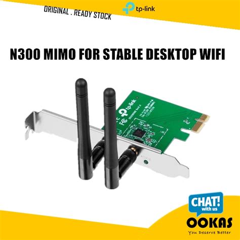 Tp Link Mbps Wireless Pci Express Adapter Tl Wn Nd Shopee Malaysia