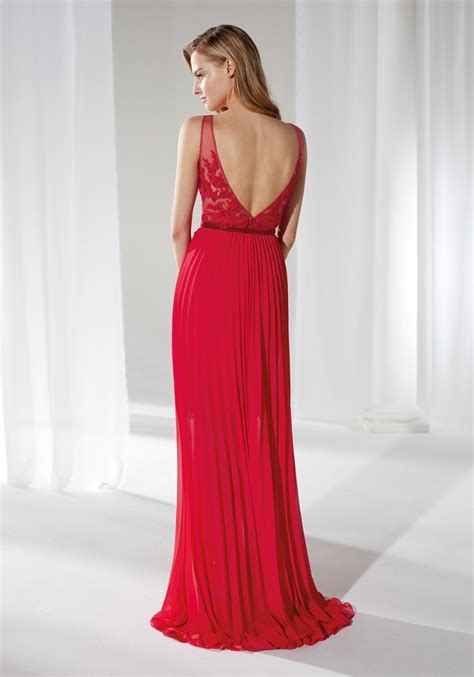 Nicole Spose Ceab19099 Embroidered Short Red Cocktail Dress