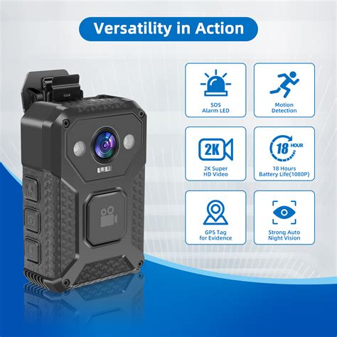 Spikecam All In One 4k Body Camera Kit Body Worn Camera With Audio And Video Waterproof Mini