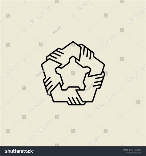 Unity Hands Logo Vector