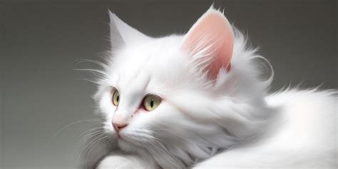 Gato Persa Vector Angora Turca Gato De Angora Turca Foto Premium