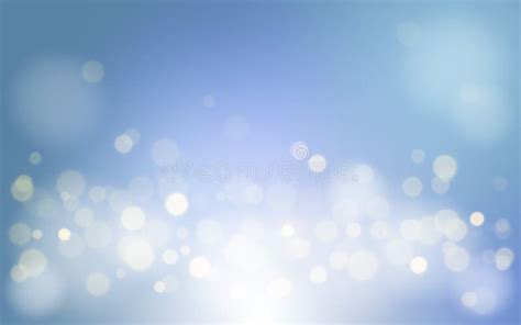 Sky Blue Bokeh Soft Light Abstract Background Vector Eps 10