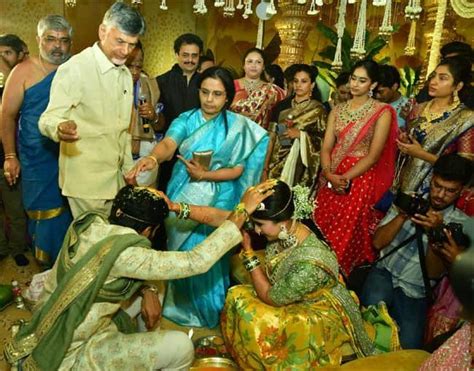 Photos Suhasinis Son Wedding Cbn Nbk And Jr Ntr Attend