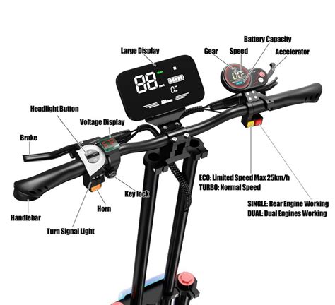 Duotts D99 Off Road Electric Scooter With Turn Signal Lights 3000w 2