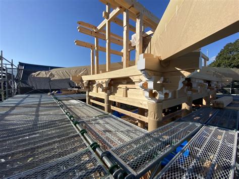 宗乗寺様で鐘楼門の上棟式 株式会社天峰建設