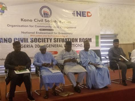 2023 Elections Kano Civil Society Forum Inaugurates Election