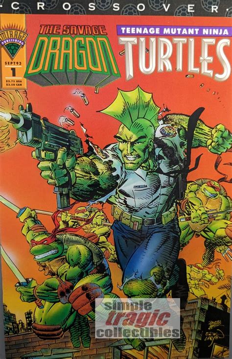 Savage Dragon Teenage Mutant Ninja Turtle Crossover 1993 1