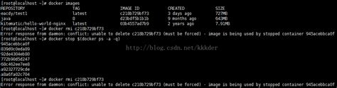 Linux Docker删除镜像kaillinux镜像 Csdn博客