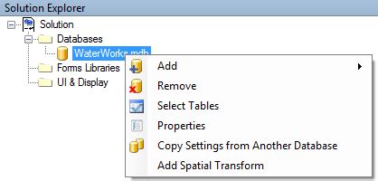 Database Settings
