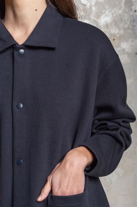 Chimala Unisex Double Face Knit Jacket Dark Navy Rendez Vous Store