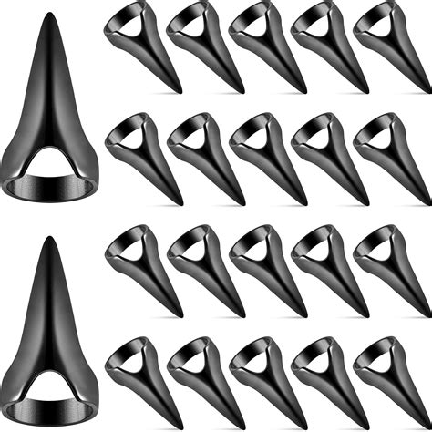 20 Pieces Hair Parting Tool Finger Pinky Parting Tool Braids