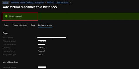 avd deployment operation failed add new vms to existing host pool