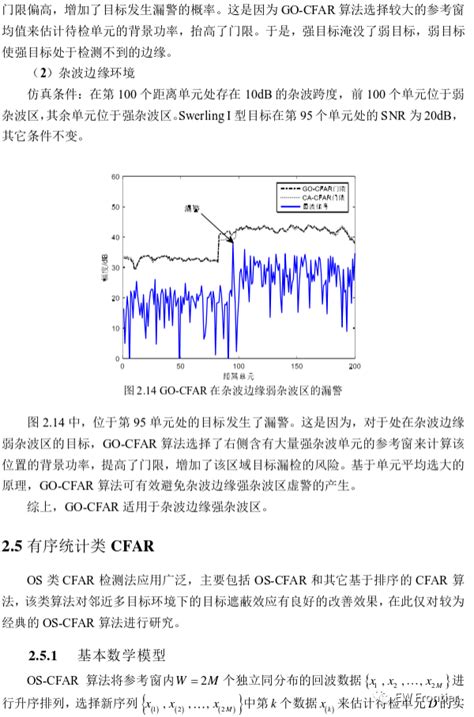 雷达目标检测之恒虚警检测（casocaosgoca Cfar）【附matlab代码】 Csdn博客