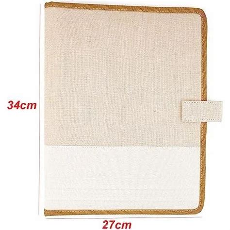 Aj 713 Jute File Folder With White Strip Size A4 At Rs 150piece In