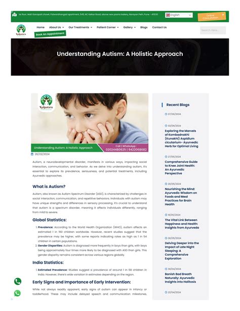 Understanding Autism A Holistic Approach Dr Manoj Deshpande Pdf