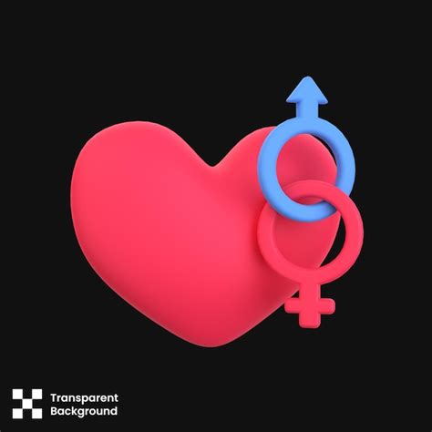 Premium Psd Psd 3d Illustration Of Couple In Love