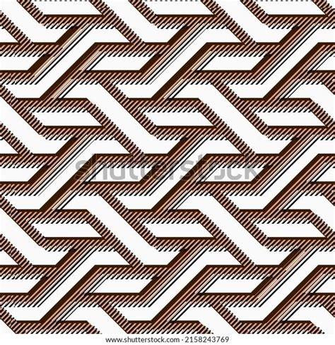 Stripe Seamless Pattern Vector Design Images Seamless Geometric Pattern