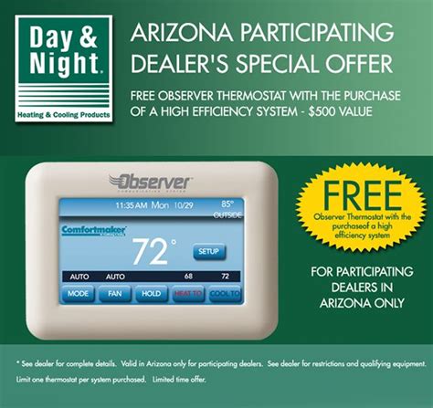 Free Observer Thermostat With High Efficiency System