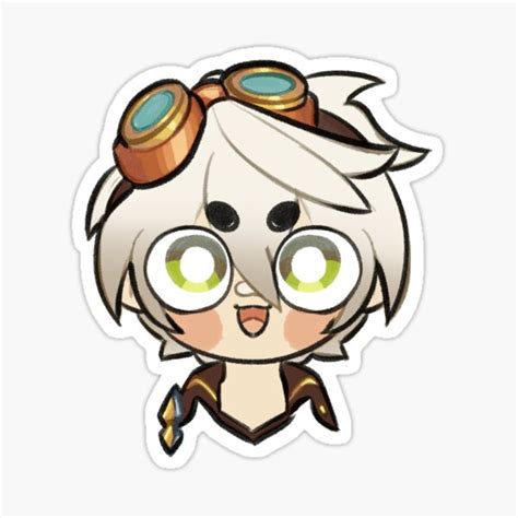 Bennett Genshin Chibi Sticker For Sale By Isnotanoctopus Redbubble