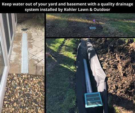 Landscaping Addresses Drainage Problems Kohler Pool And Landscape