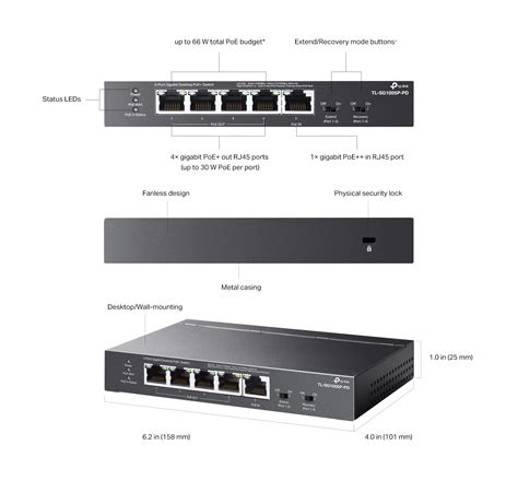 Tp Link Port Gigabit Desktop Poe Switch Securityeyes Australia Pty Ltd