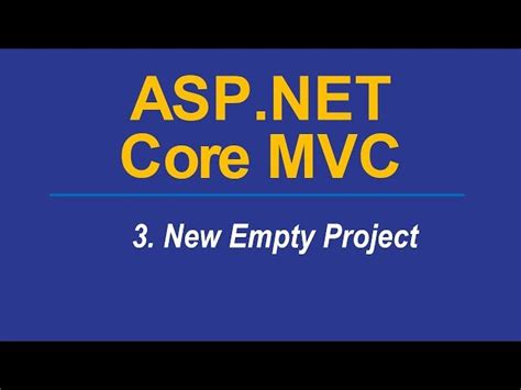 asp core mvc with 3 1 learn by doing