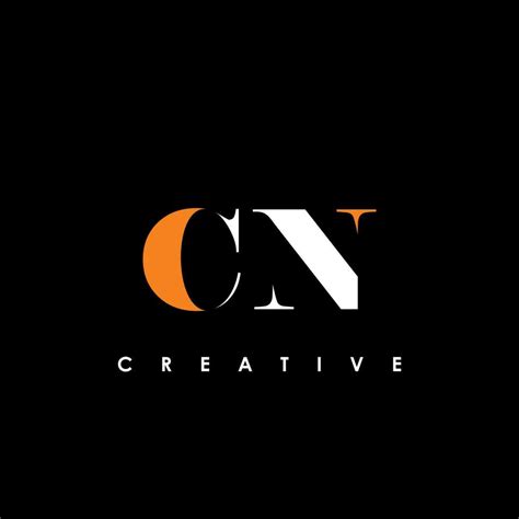 CN Letter Initial Logo Design Template Vector Illustration Vector Art At Vecteezy