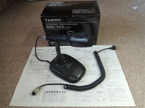 Yahooオークション Yaesu デスクトップマイク Md 100 A8x